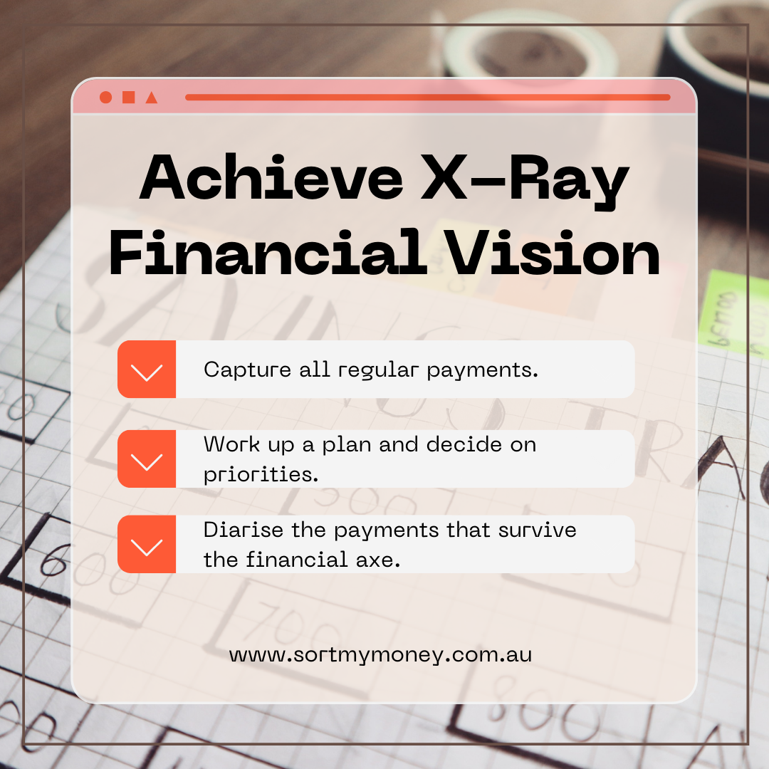 Achieve X-Ray Financial Vision - Sort My Money